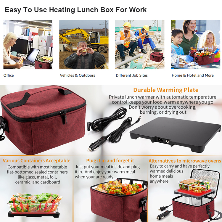 Wholesale Insulated Heated Delivery Bag With Handle MTECU006