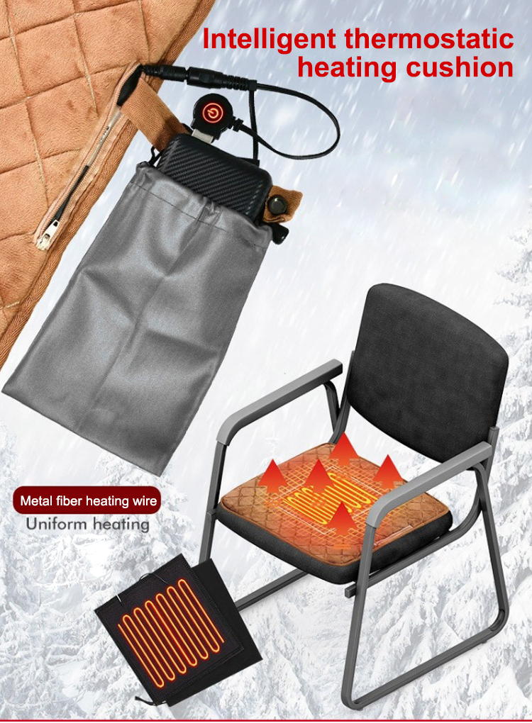 Wholesale Foldable Heated Seat Cushion Temperature Settings with USB ...