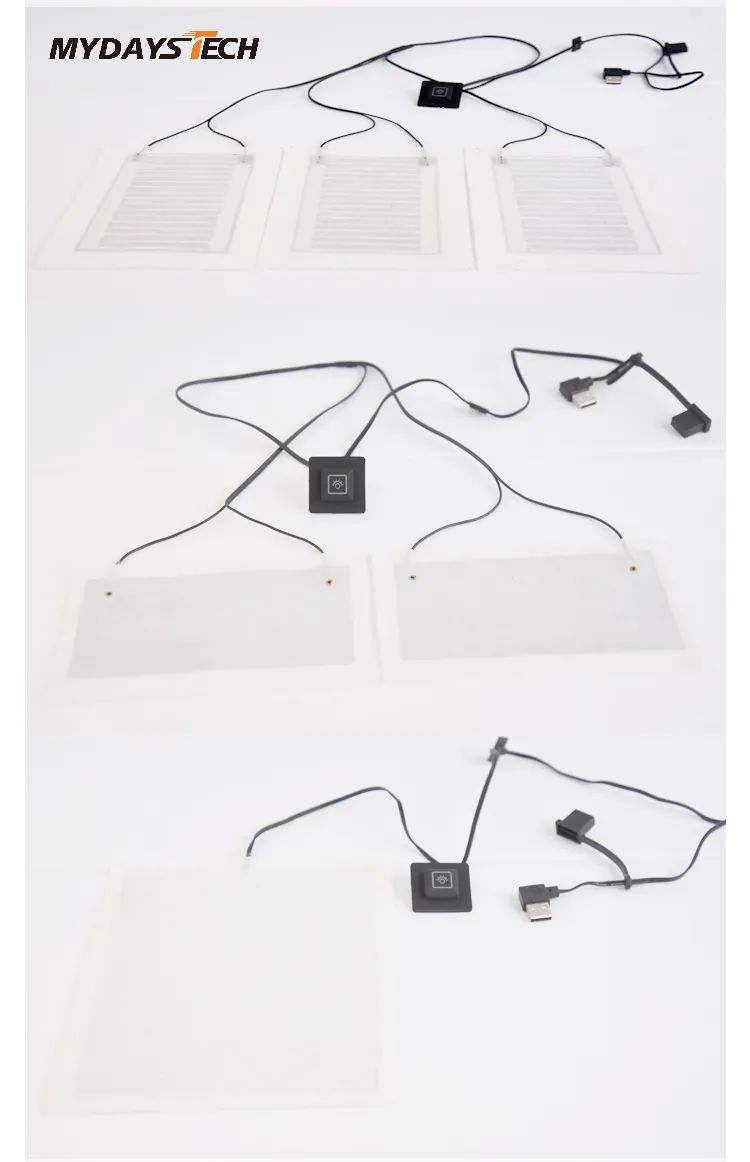 USB Carbon Fiber Heating Mat 5V USB Electric Heating Element Film ...